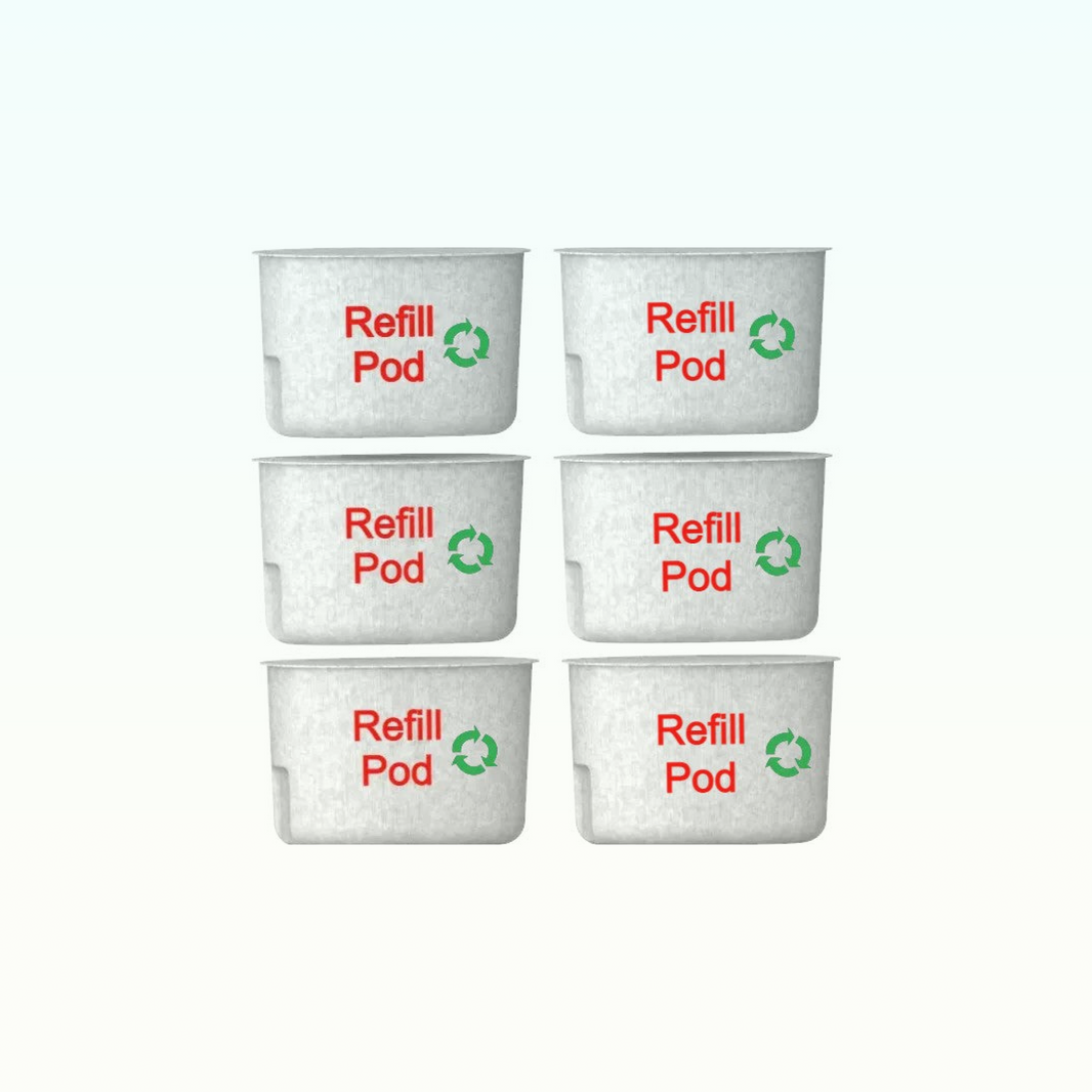 PurePods | RefillableWater Filter Cartridge and Refill Pods