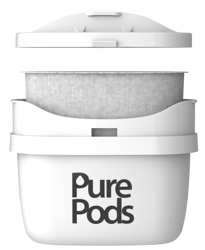 PurePods | RefillableWater Filter Cartridge and Refill Pods